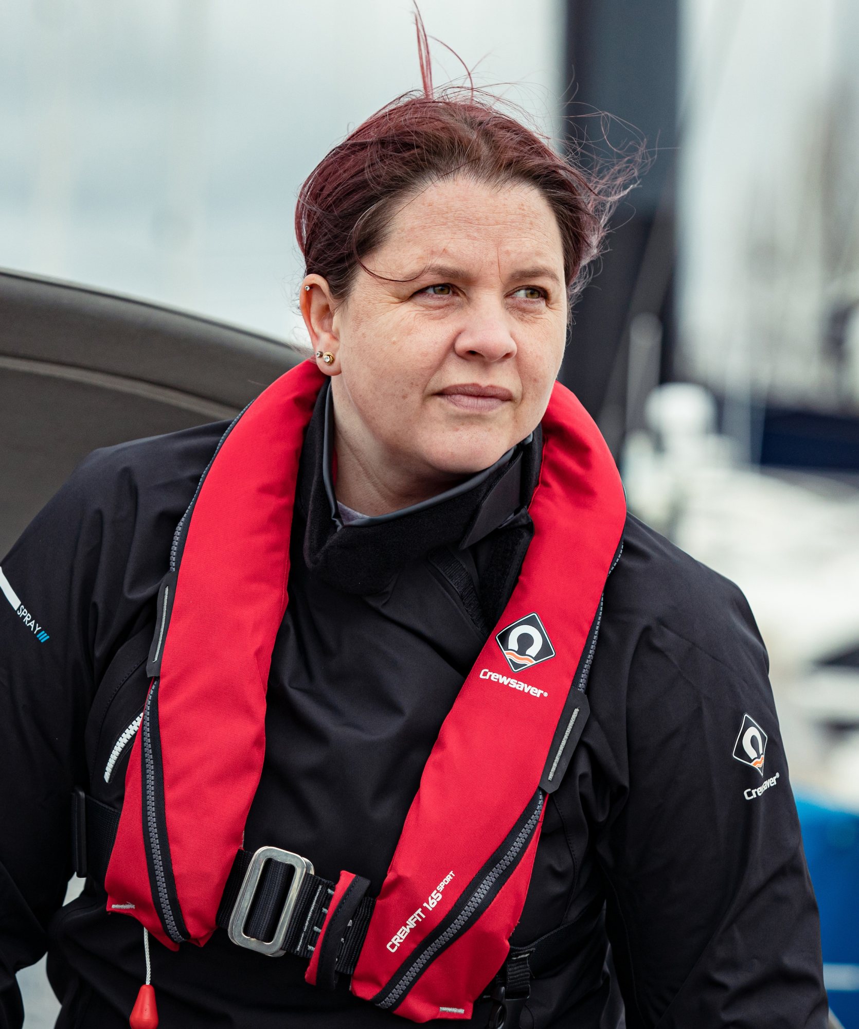 Crewsaver Crewfit 165N Sport Automatic Harness Life Jacket - Red ...