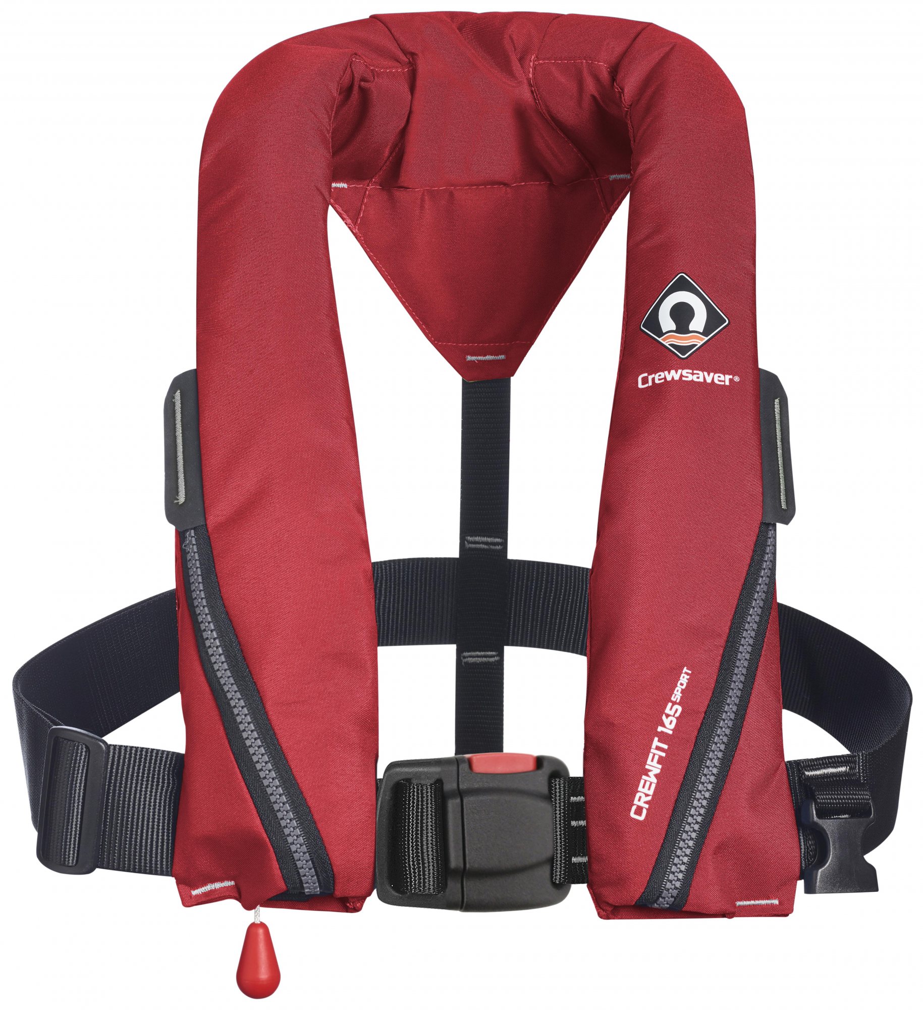 Set Of Four Red Crewsaver Crewfit Sport Manual 165N Plus Storage Bag ...